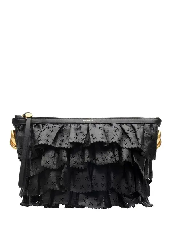 Burberry Mini Ruffle Bag - Black