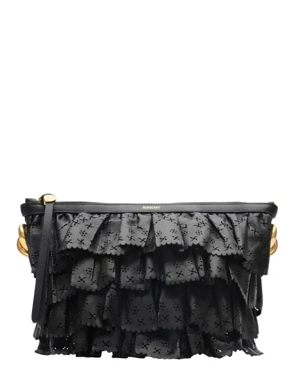 Burberry Mini Ruffle Bag - Black
