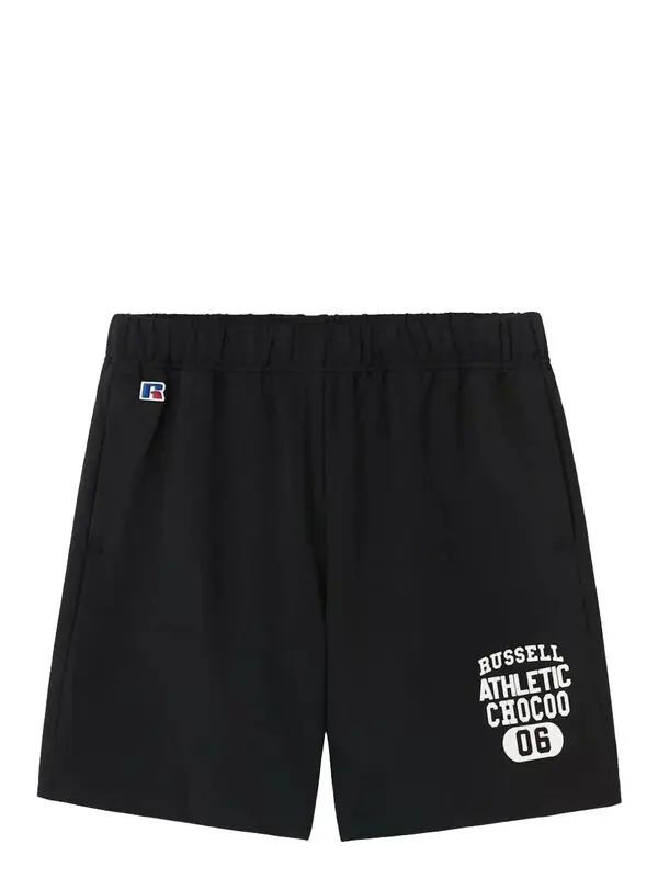 CHOCOOLATE Patch-pocket Track Shorts - Black
