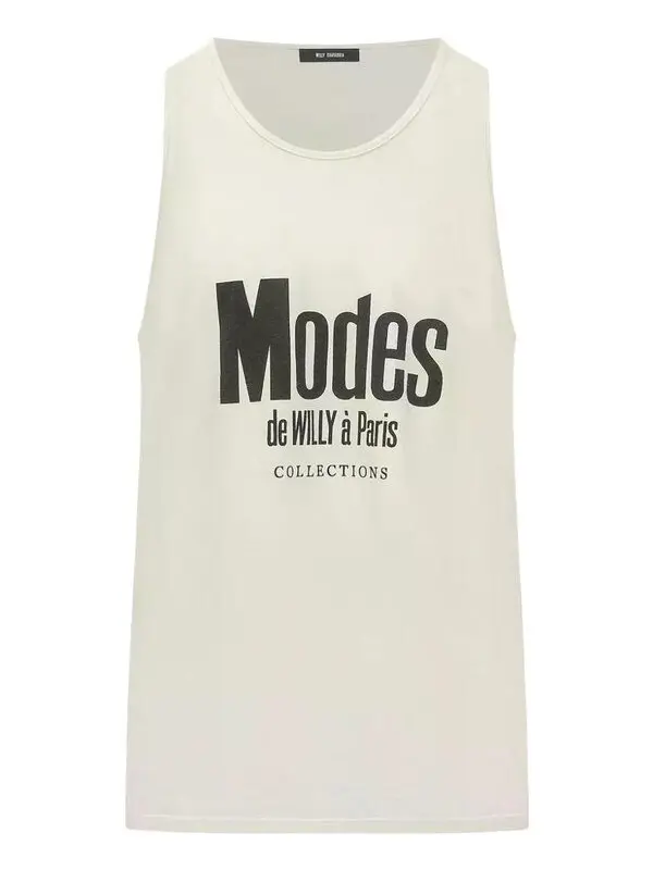 WILLY CHAVARRIA Modes De Willy Tank Top - Neutrals