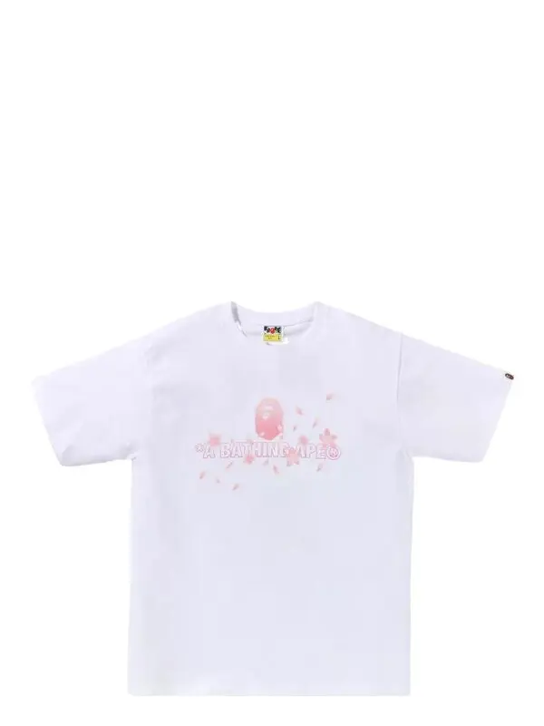 A BATHING APE Floral-print T-shirt - White