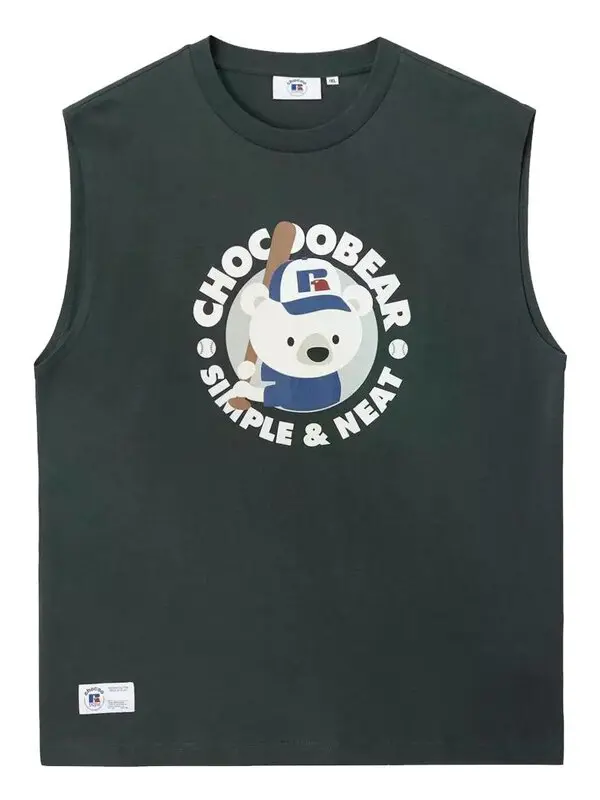 CHOCOOLATE Graphic-print Tank Top - Green