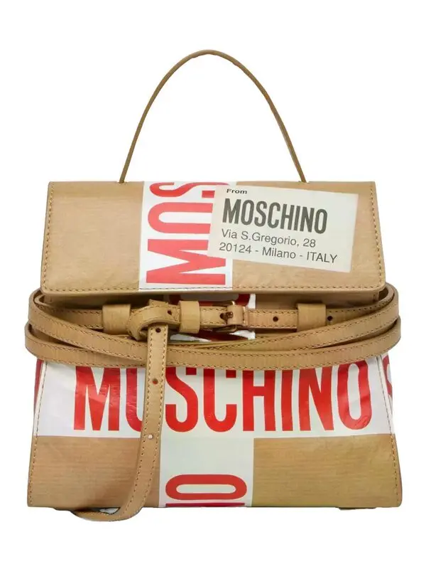 Moschino Top-handle Tote - Neutrals