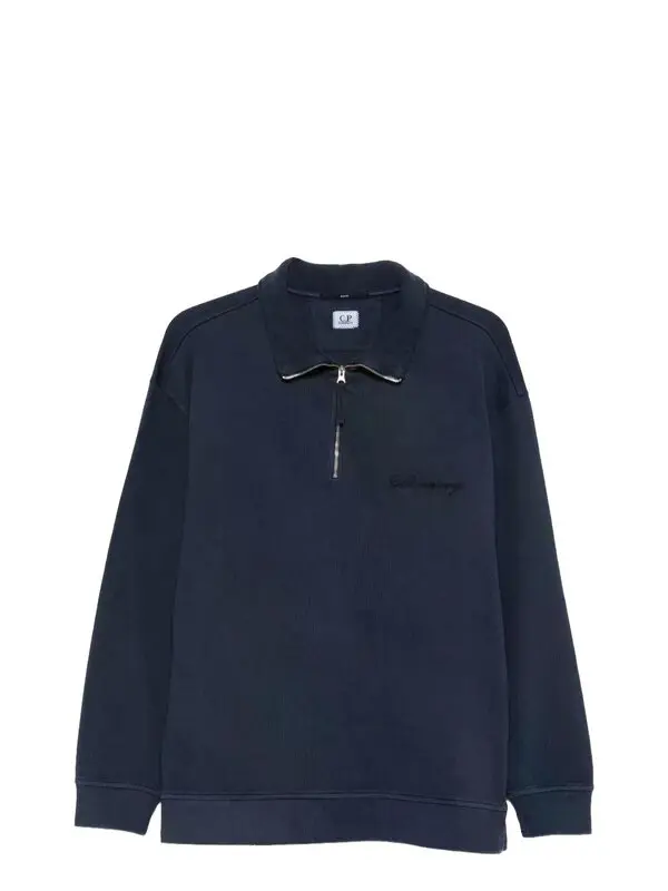 C.P. COMPANY Zip-fastening Sweatshirt - Blue