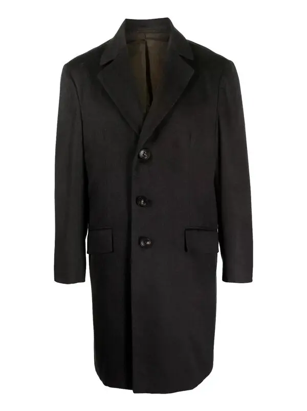 Kiton Notched-lapels Mid-length Coat - Grey