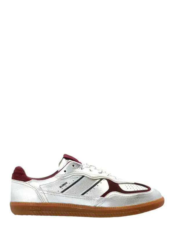 ALOHAS Shimmer Leather Sneakers - Silver