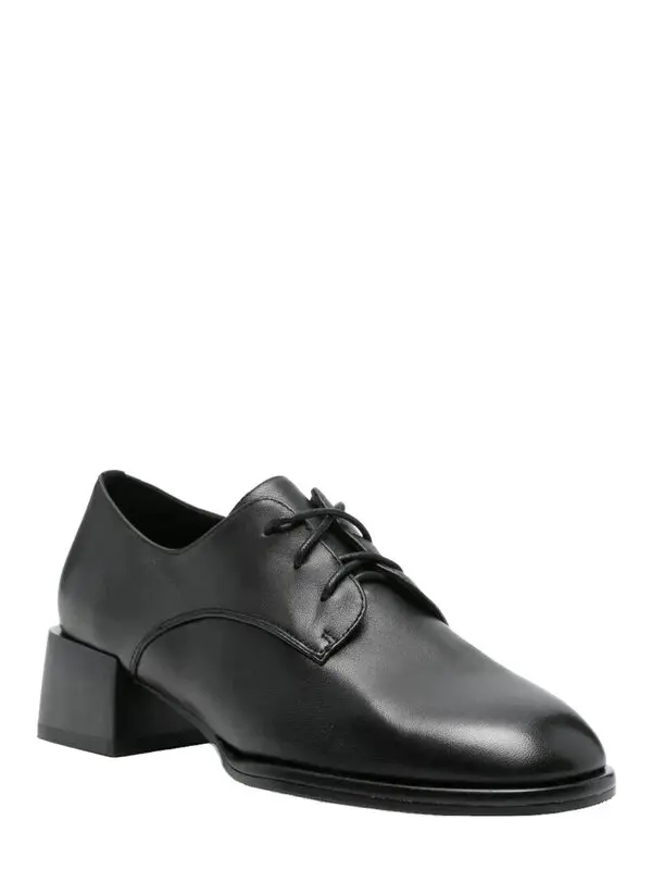ADRIANNA FERETTI Leather Derby Shoes - Black