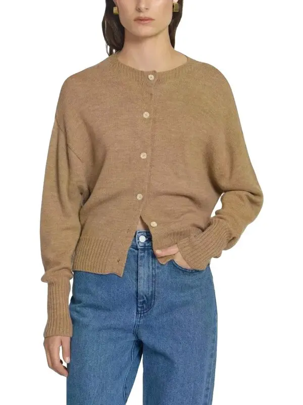 VIKTORIA & WOODS Hart Button Cardigan - Neutrals