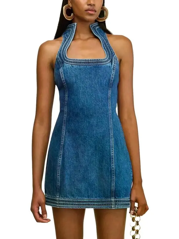 Cult Gaia Azura Mini Dress - Blue