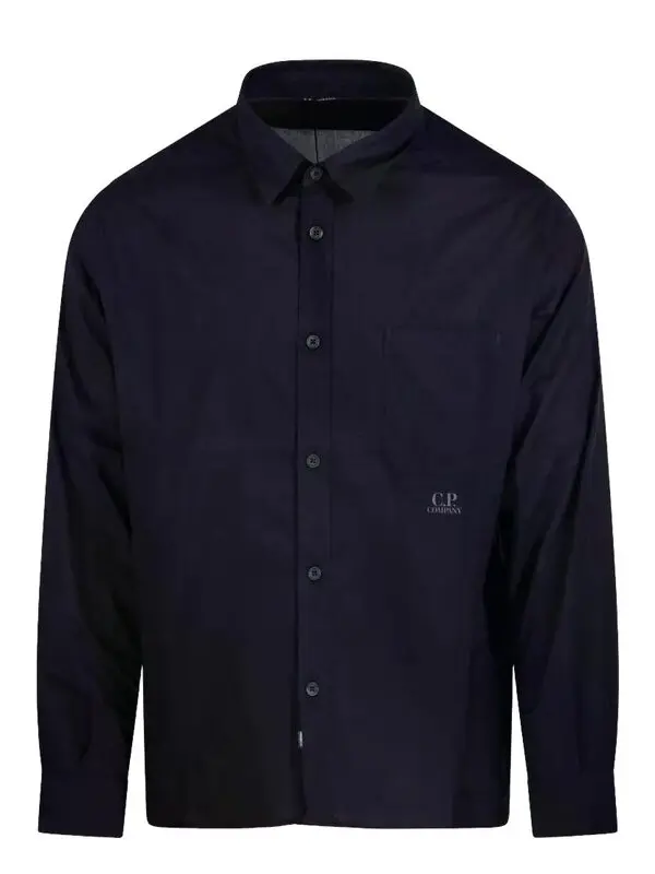C.P. COMPANY Button Chest-pocket Shirt - Blue