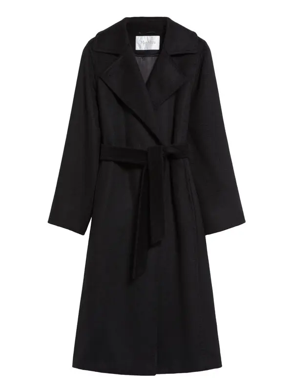 Max Mara Manuela Camel Hair Coat - Black