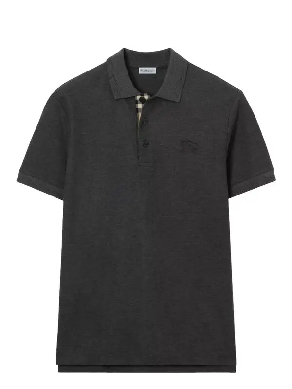Burberry Cotton Polo Shirt - Grey