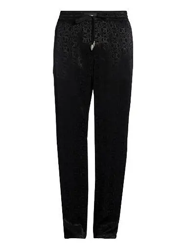 Just Cavalli Tapered Jacquard Pants - Black