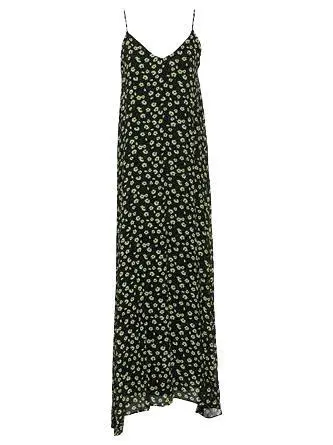 FISICO Flared Maxi Dress - Black