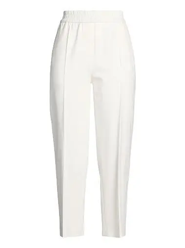 Peserico Relaxed Fit Jersey Trousers - White