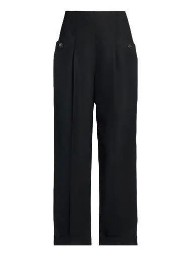 Sandro Straight-leg Twill Pants - Black