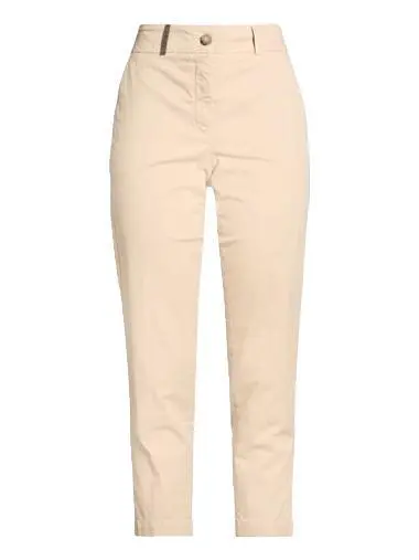 Peserico Tapered Woven Pants - Beige