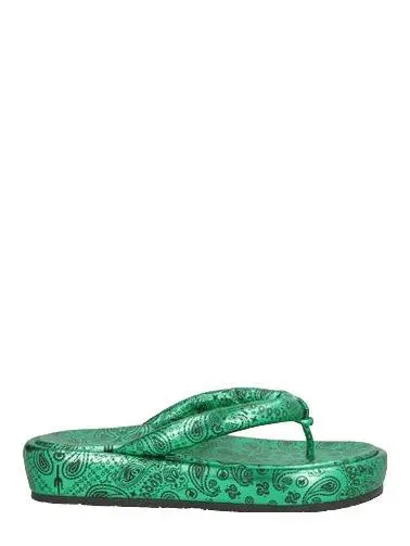 ARIZONA LOVE Emerald Leather Thong Sandal - Green