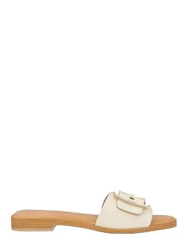 NILA & NILA Ivory Leather Sandals - White