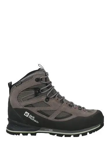 JACK WOLFSKIN Ankle Boots In Leather And Textile Fibers - Grey