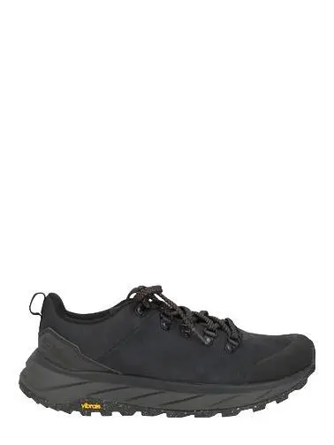 JACK WOLFSKIN Mauve Leather And Textile Fiber Hiking Boots - Black