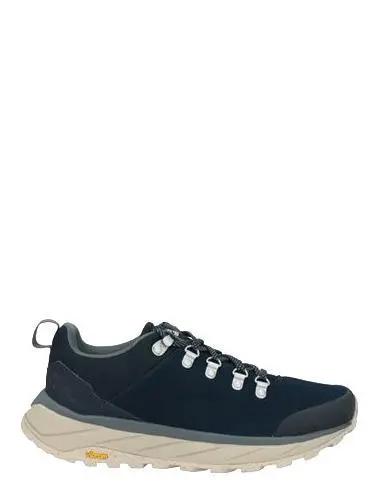 JACK WOLFSKIN Mauve Leather And Textile Fiber Hiking Boots - Navy