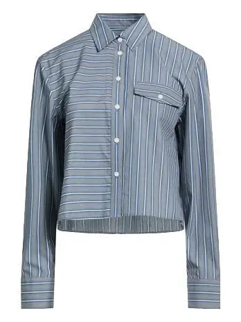 Rag & Bone Striped Poplin Shirt - Blue