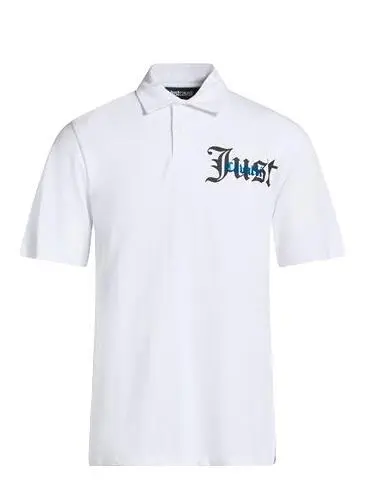 Just Cavalli Polo Shirt Size Cotton - White