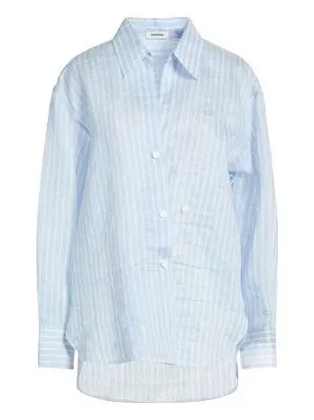 Sandro Striped Woven Shirt - Blue