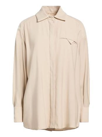 KAOS Oversized Twill Shirt - Beige