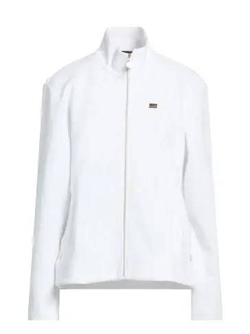 EA7 Sweatshirt With Zip Fastening - White