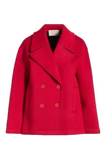 KAOS JEANS Double-breasted Coat - Red