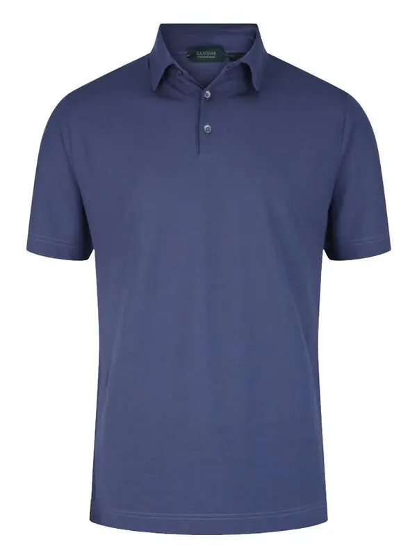 Givenchy Zanone Slimfit Polo Shirt - Blue