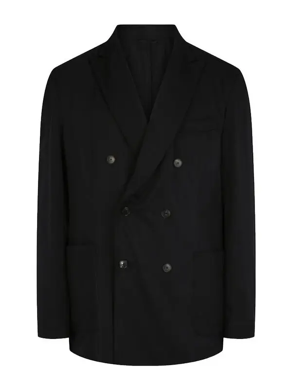 Givenchy Deconstructed Double-breasted Blazer - Black