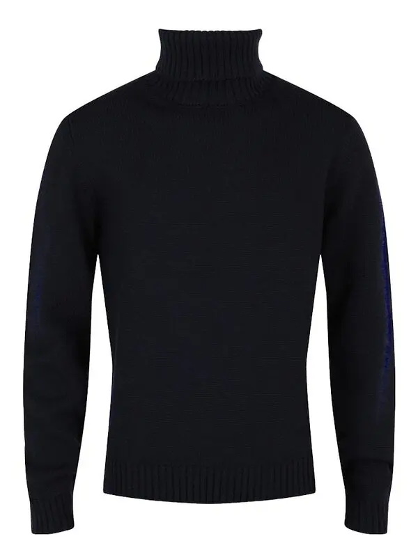 Givenchy Zanone Turtleneck Sweater - Dark Blue
