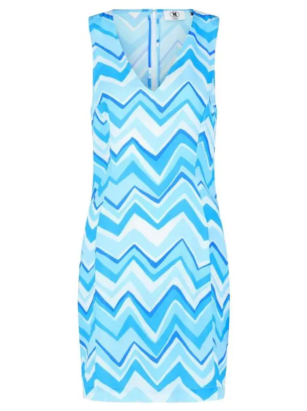 Missoni Zigzag Print Mini Dress - Blue White