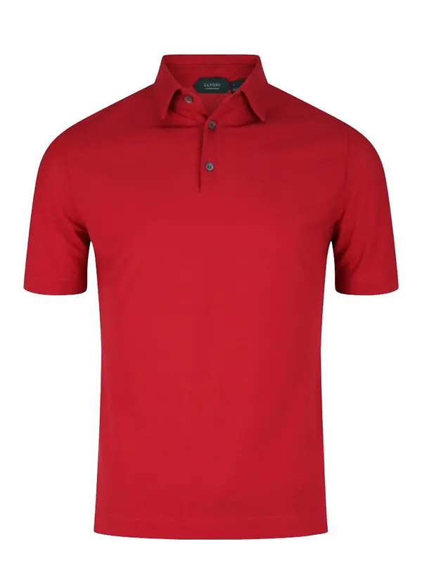 Givenchy Zanone Slimfit Polo Shirt - Red