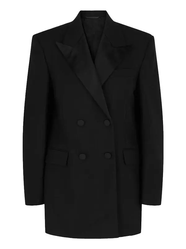 Bally Double Breasted Jacket - Black