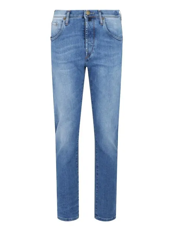 Alexander McQueen Incotex Blue Division Tapered Denim Jeans - Medium Blue