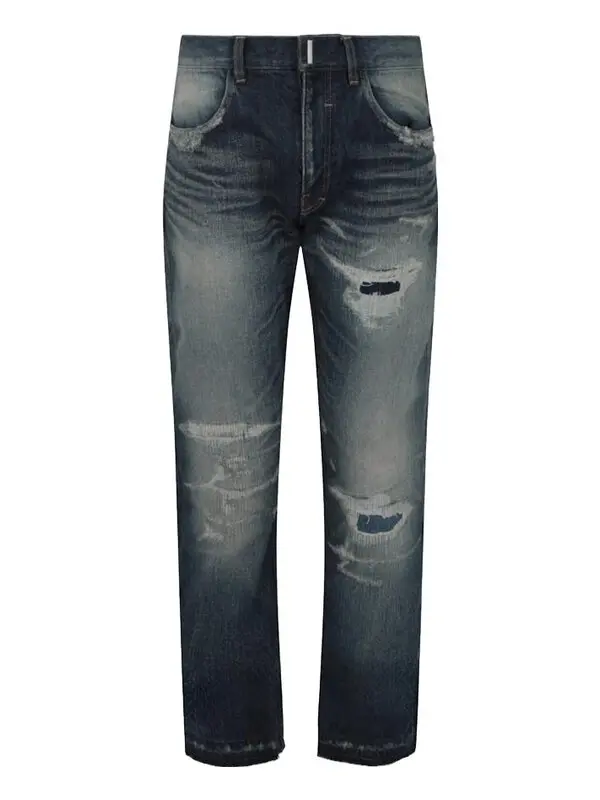 Alexander McQueen Straight Fit Jeans - Light Blue