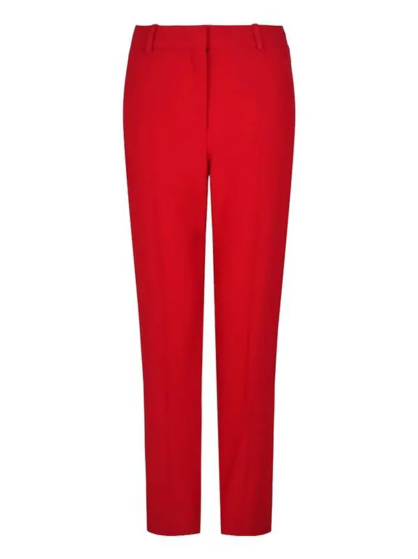 Brioni Leaf Crepe Cigarette Trousers - Red