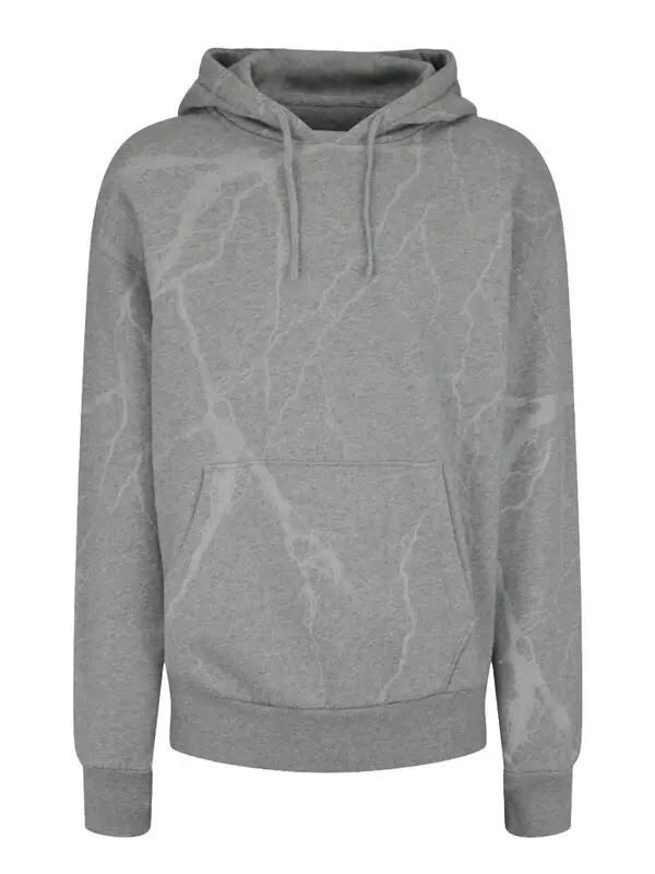 Missoni Lightning Bolt Print Hoodie - Light Grey Melange