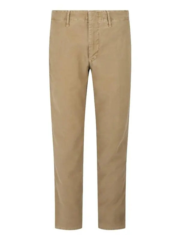 Alexander McQueen Incotex Slim Fit Five-pocket Pants - Light Beige
