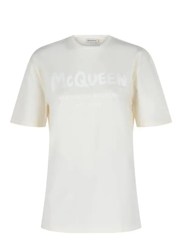 Brioni Graffiti Logo T-shirt - White