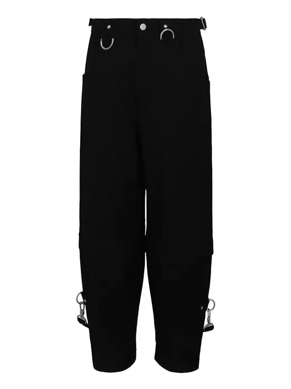 Givenchy Two-in-one Detachable Pants With Suspenders - Black