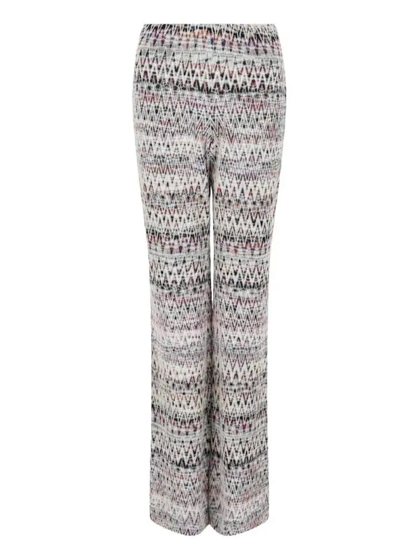 Missoni Zig Zag Flared Leg Pants - Multicolor