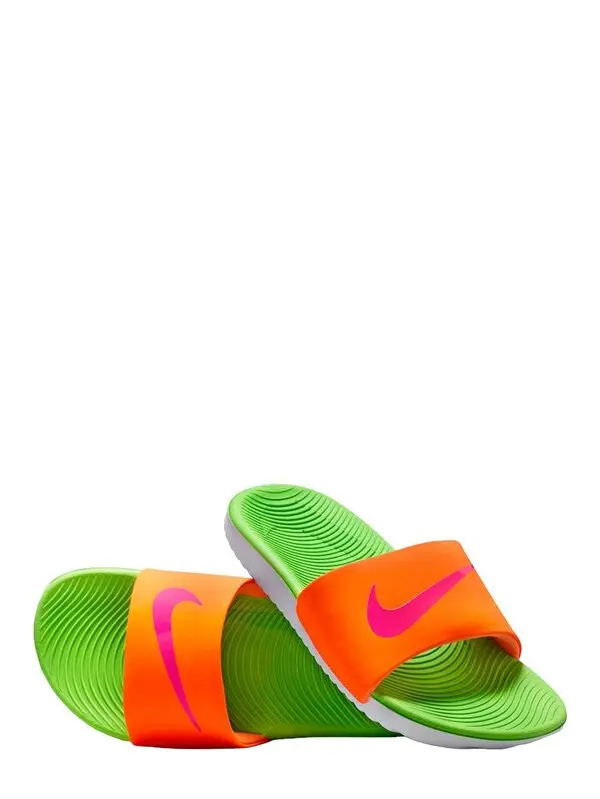 Nike Kawa Slide - Total Orange/green Strike/white