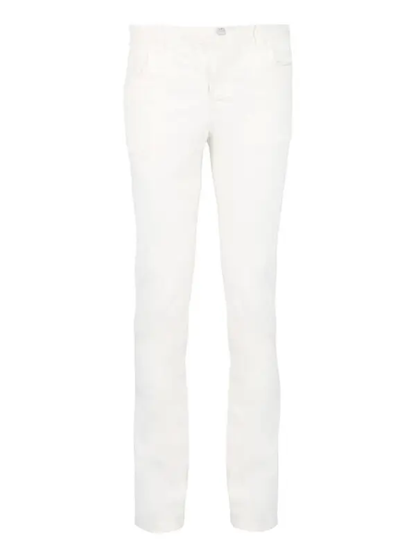 Alexander McQueen Five-pocket Denim Jeans - White