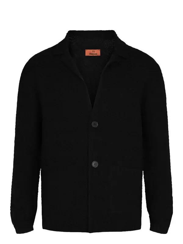 Givenchy Wool Knit Blazer - Black