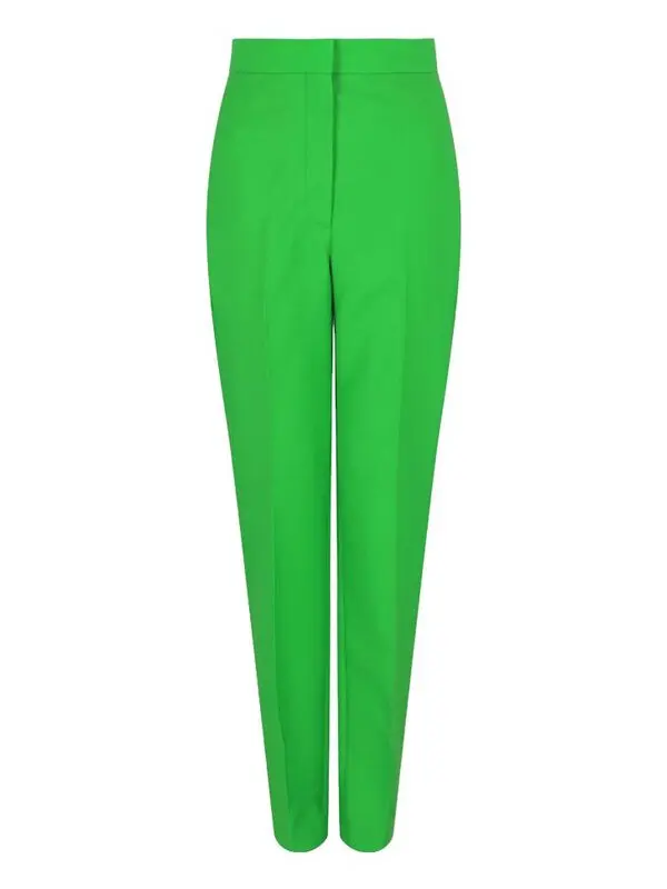 FERRAGAMO Wool-blend Trousers - Acid Green